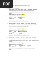 Pediatric Paracetamol Dosing Guide | PDF | Drugs Acting On The Nervous ...