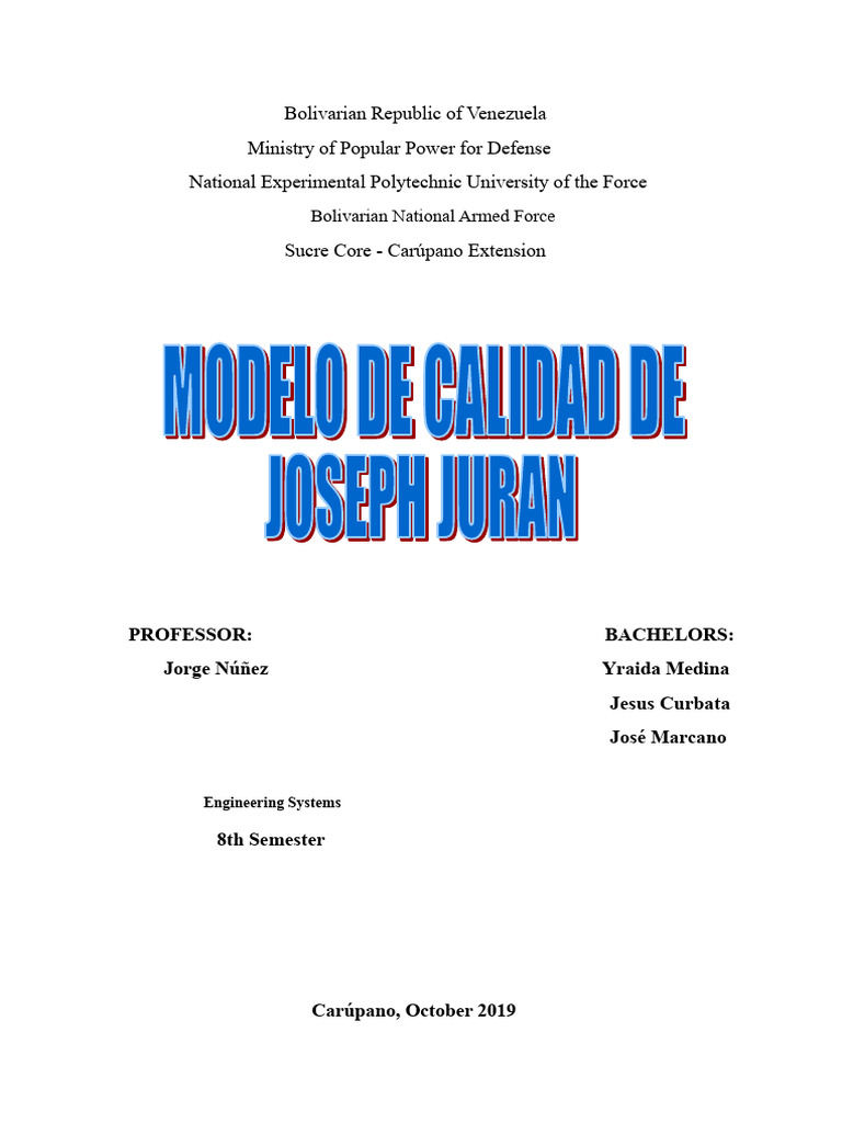 Joseph Juran's Quality Management Insights | PDF | Quality Management ...