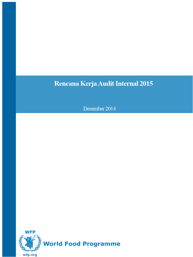 Rencana Kerja Audit Internal | PDF