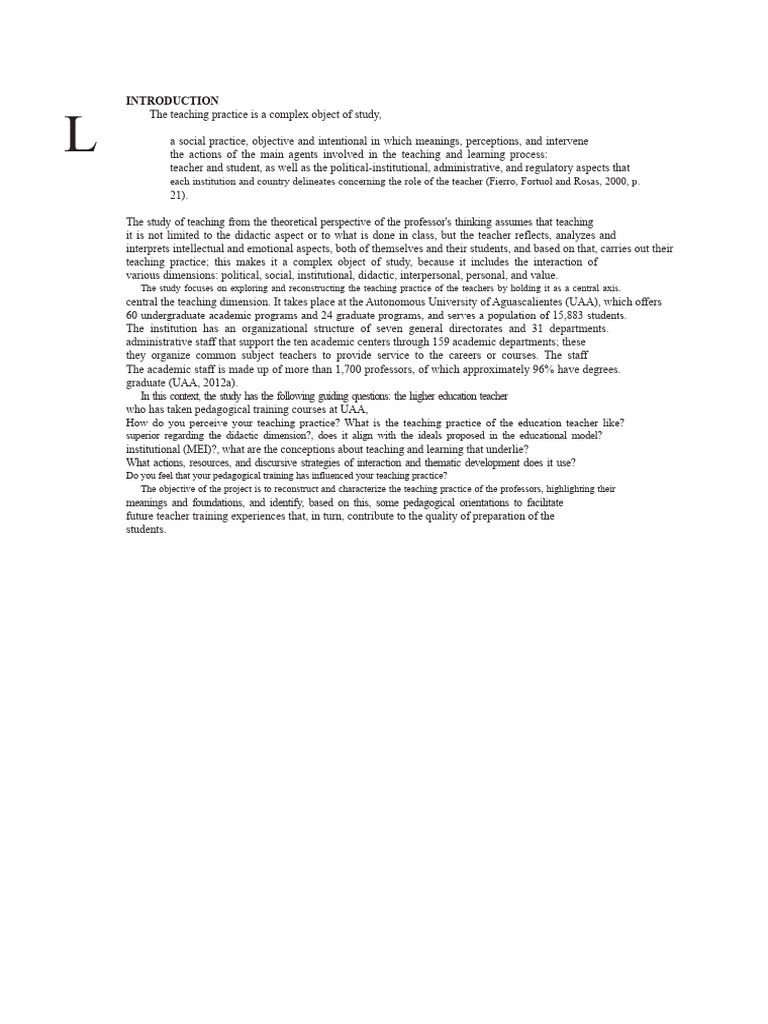 INTRODUCTION To Teaching Practice | PDF | Teachers | Pedagogy