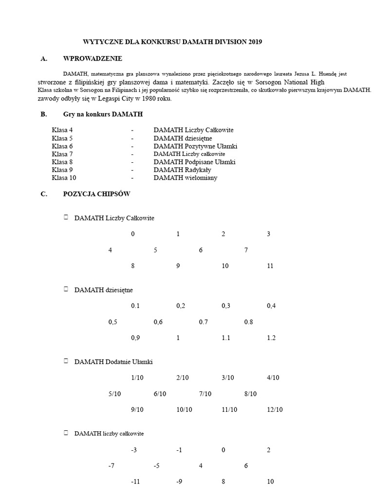 Zrewidowane Wytyczne Damath 2019 | PDF