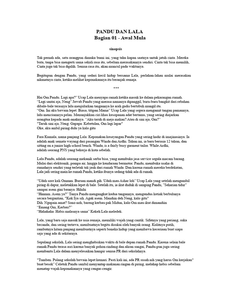 Bagian 1 - Awal Mula | PDF