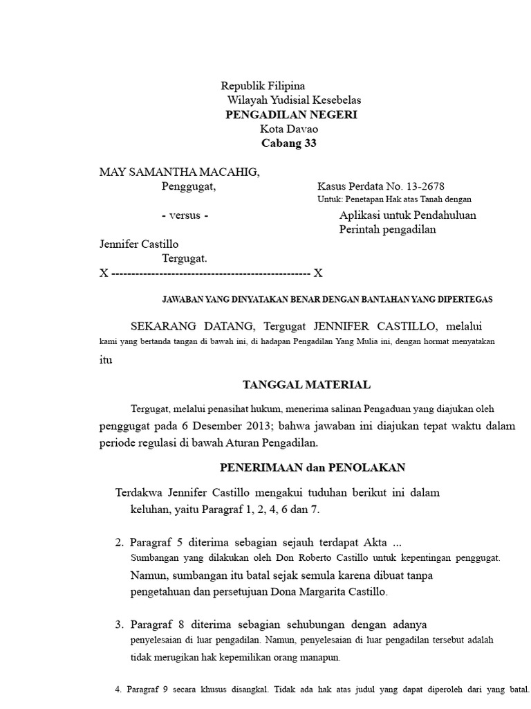 Jawaban-Penertiban Judul: Perintah Larangan | PDF