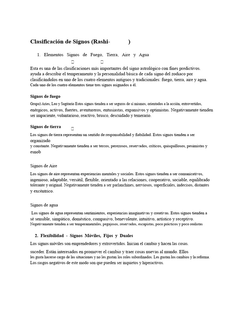 Clasificación de Signos Védicos Karka | PDF | Zodíaco | Signo Astrológico