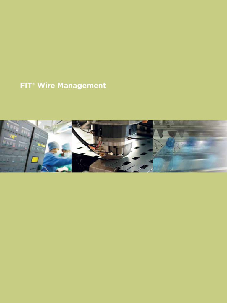 FIT® Wire Management Solutions | PDF | Pipe (Fluid Conveyance) | Wire