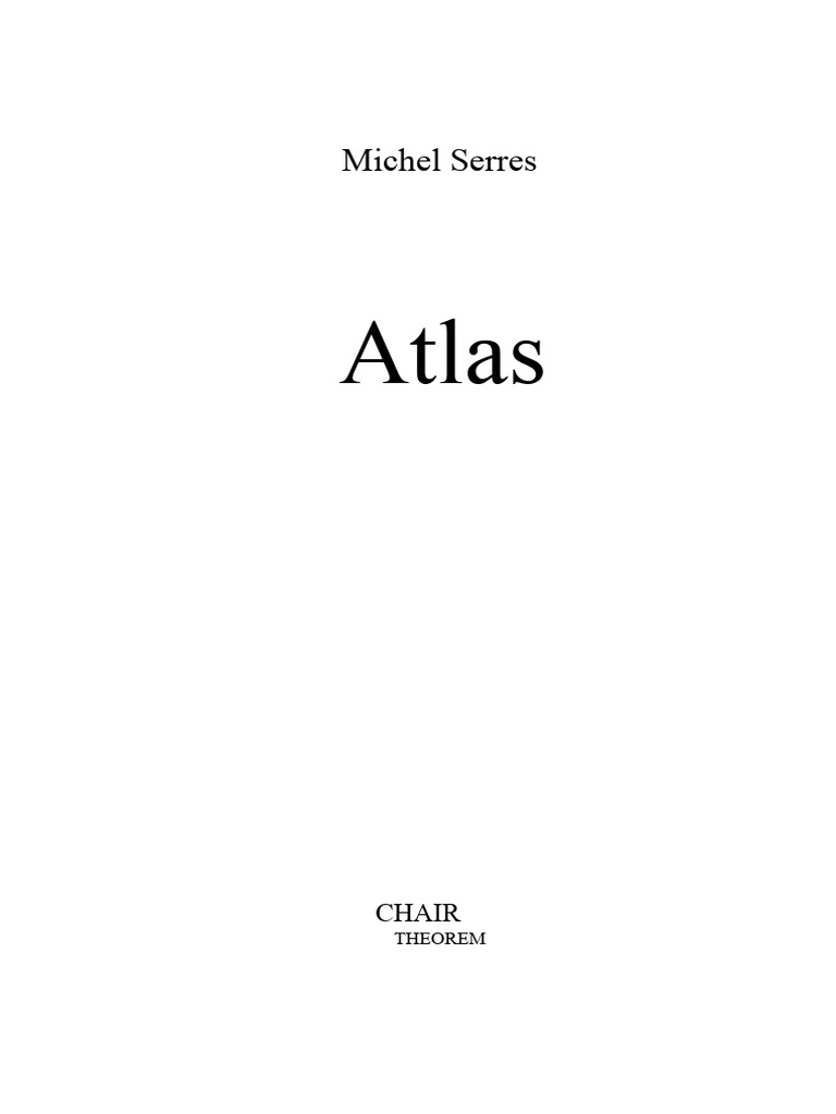 Michel Serres - Atlas | PDF | Reason | Science