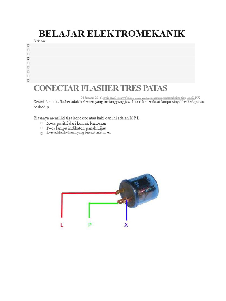 Sambungkan Flasher | PDF