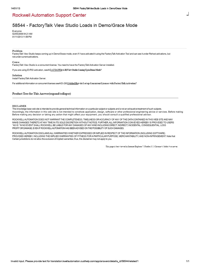 FactoryTalk View Studio Demo Mode Fix | PDF | Server (Computing) | Software
