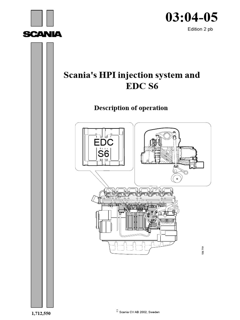 Scania HPI Motorola Edc EMS S6 | PDF | Fuel Injection | Pump
