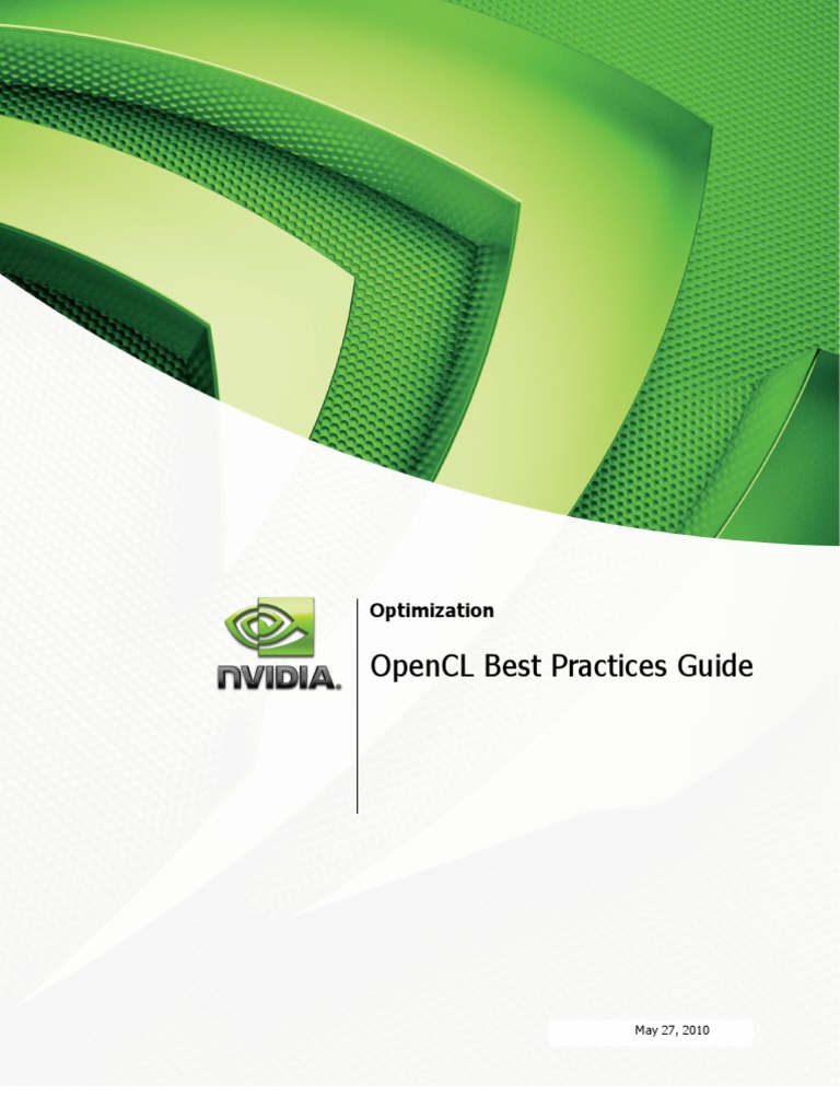 Opencl Best Practices Guide Pdf Parallel Computing Thread Computing