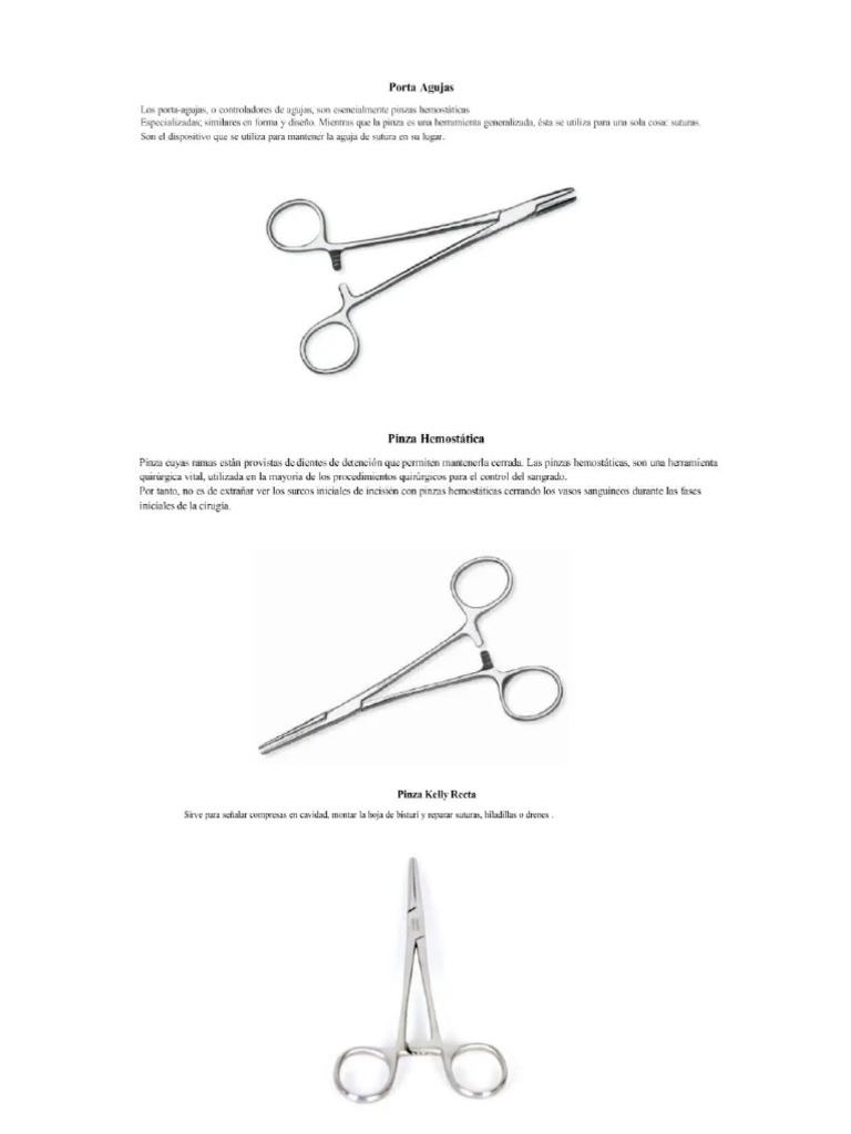 Tipos de Pinzas | PDF