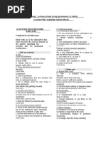 KELS Assessment Score Sheet Guide | PDF