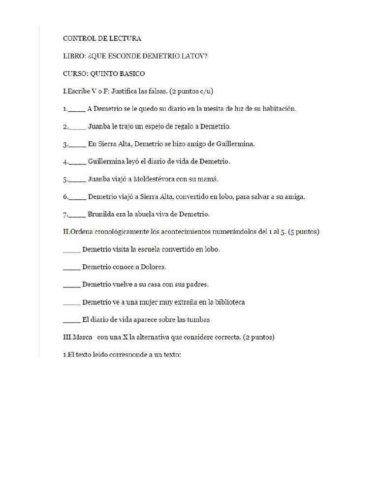 Guía de Demetrio Latov 2 | PDF