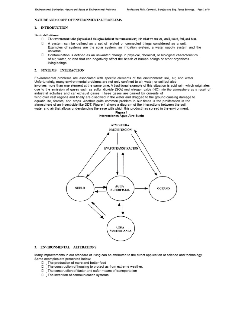 Nature and Scope of Environmental Problems | PDF | Sustainability ...