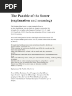 Parable of Sower | PDF