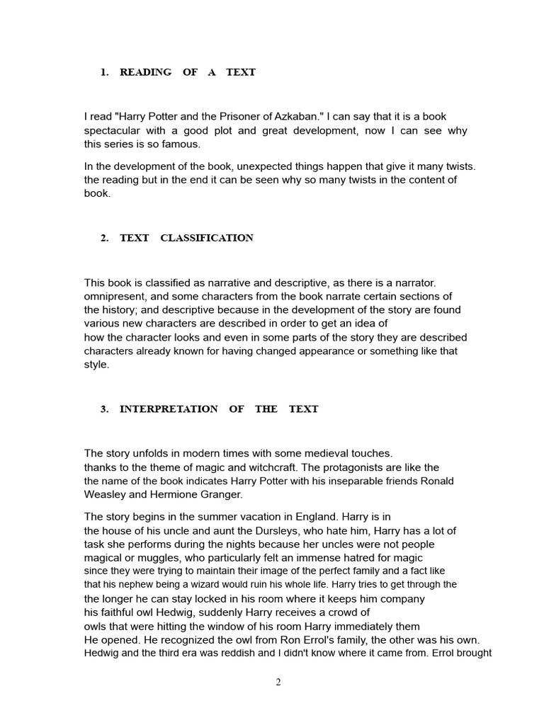 Harry Potter and The Prisoner of Azkaban - Content | PDF | Harry Potter