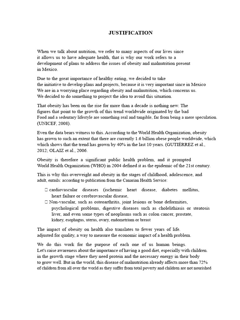 Combating Obesity and Malnutrition in Mexico | PDF | Obesity | Malnutrition