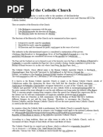 Catholic Church Hierarchy Overview | PDF | Catholic Church | Pope Francis