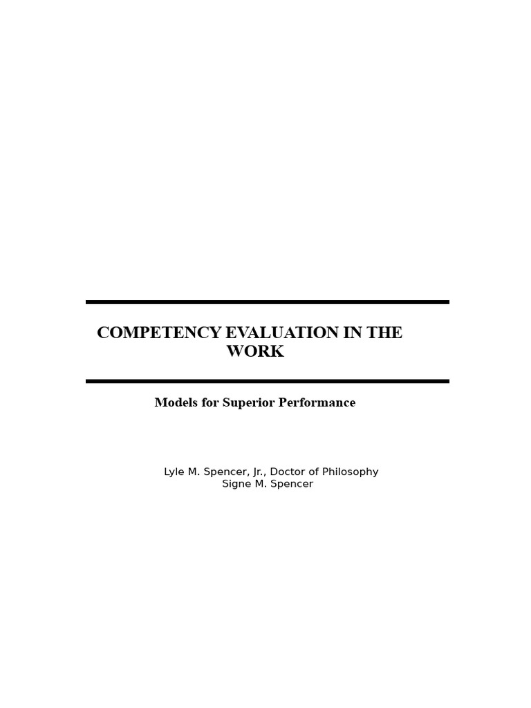 Competency Evaluation for HR Success | PDF | Motivation | Motivational