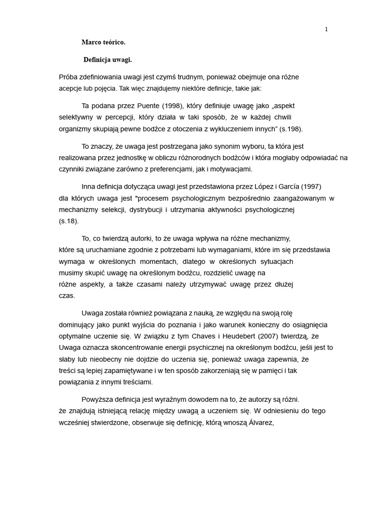 Teoria Znaczenia Uwagi | PDF