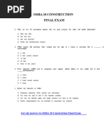 OSHA 10 Exam Answers Guide | PDF | Occupational Safety And Health ...