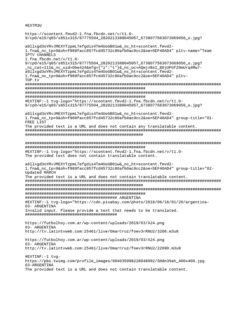 TV M3u | PDF | Mass Media | Television