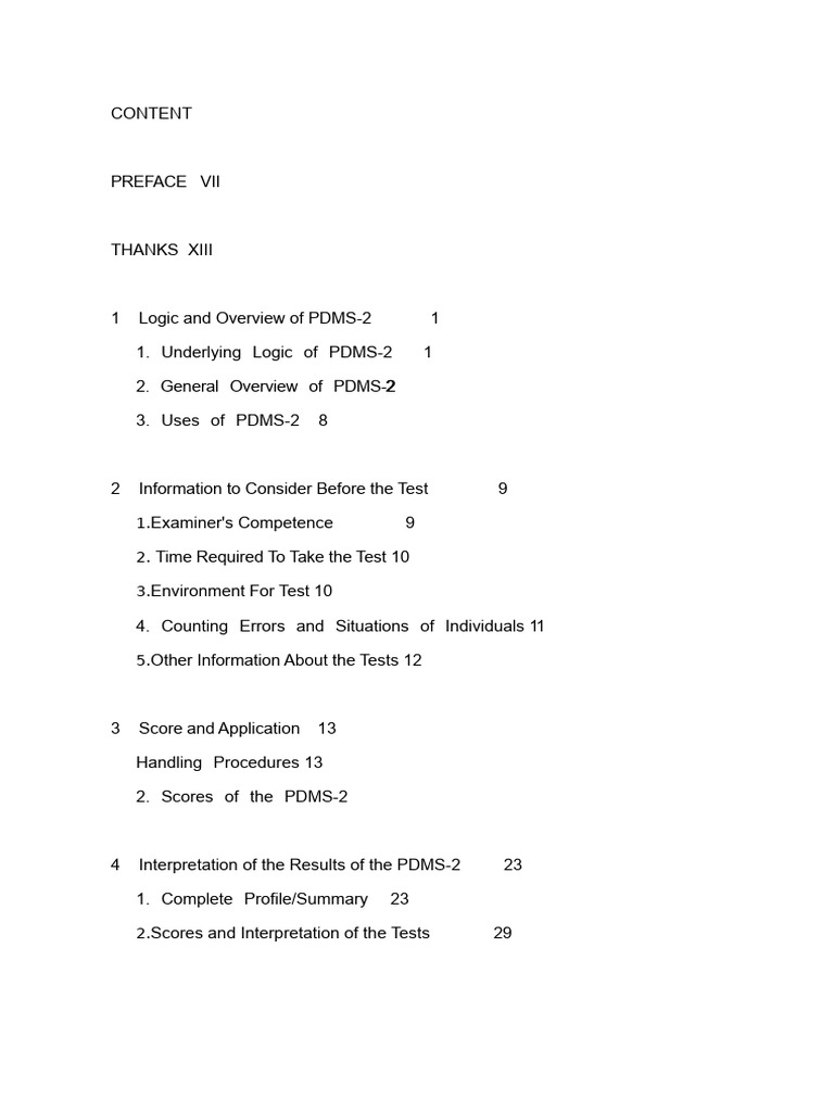 Peabody Developmental Motor Scales 2 (PDMS-2) | PDF | Validity (Statistics) | Statistics