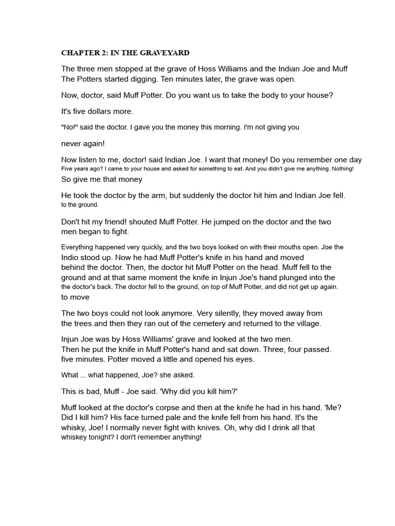 Book Translated Into English The Adventures of Tom Sawyer | PDF | The ...