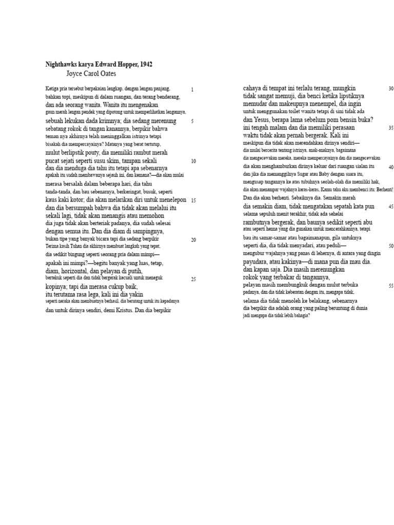 Joyce Carol Oates Edward Hopper | PDF