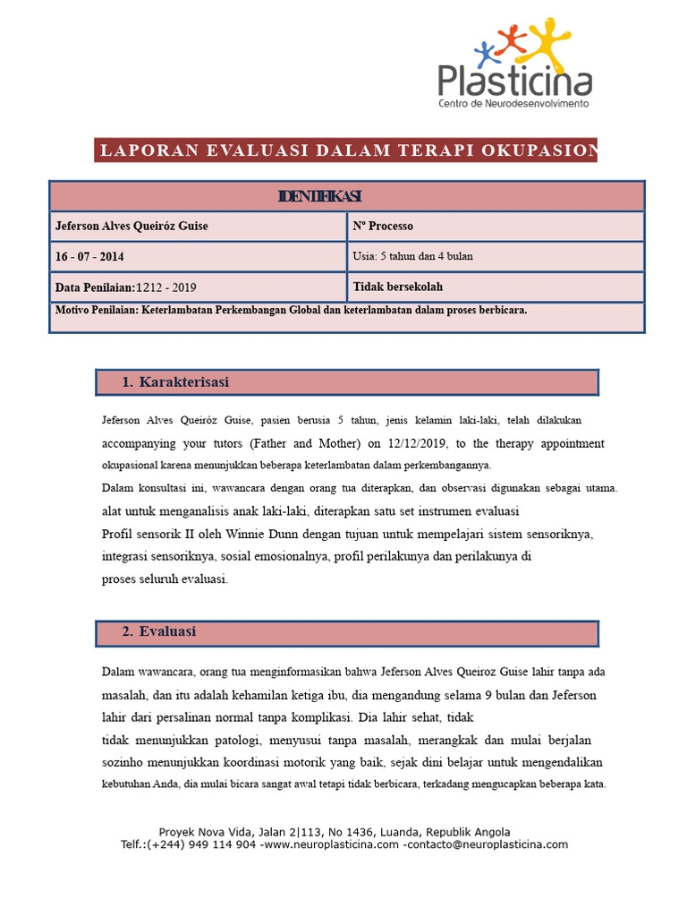 Laporan Evaluasi Jefferson | PDF