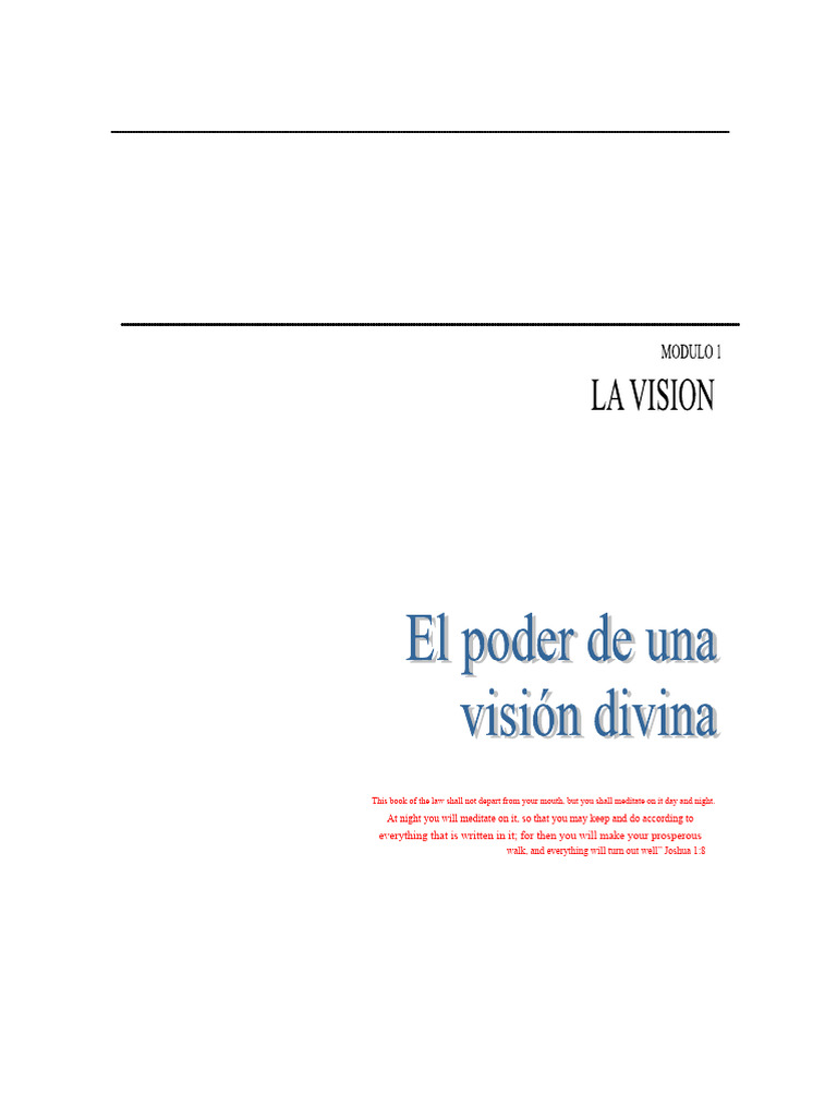 Divine Vision: Power and Purpose | PDF | Courage | Faith
