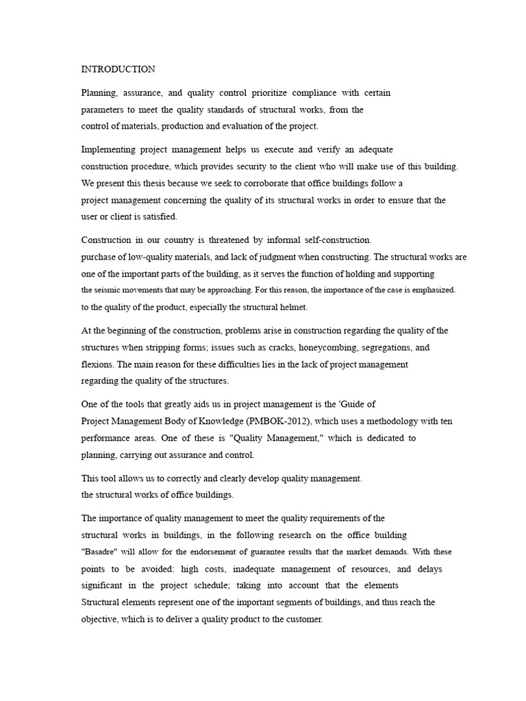 Project Management Conclusion | PDF | Project Management | Quality ...