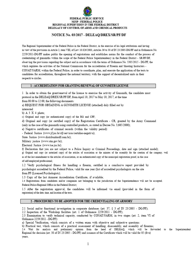 Gunsmith License Accreditation Process | PDF | Revolver | Shotgun