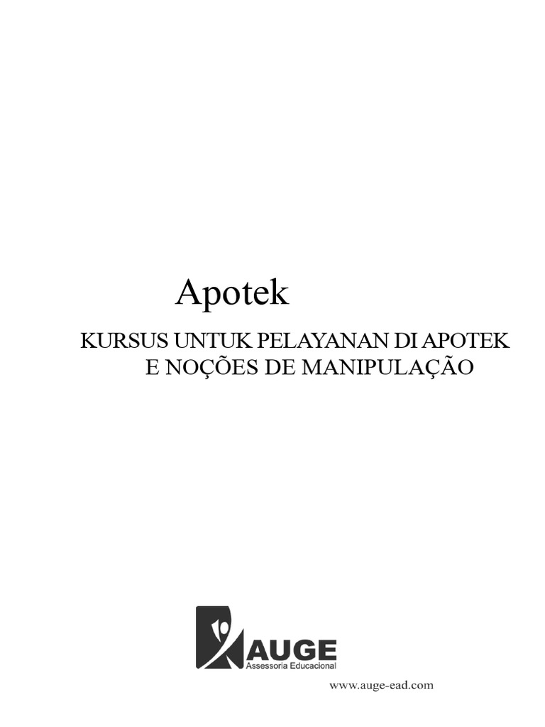 Buku Panduan Pelayan Apotek | PDF