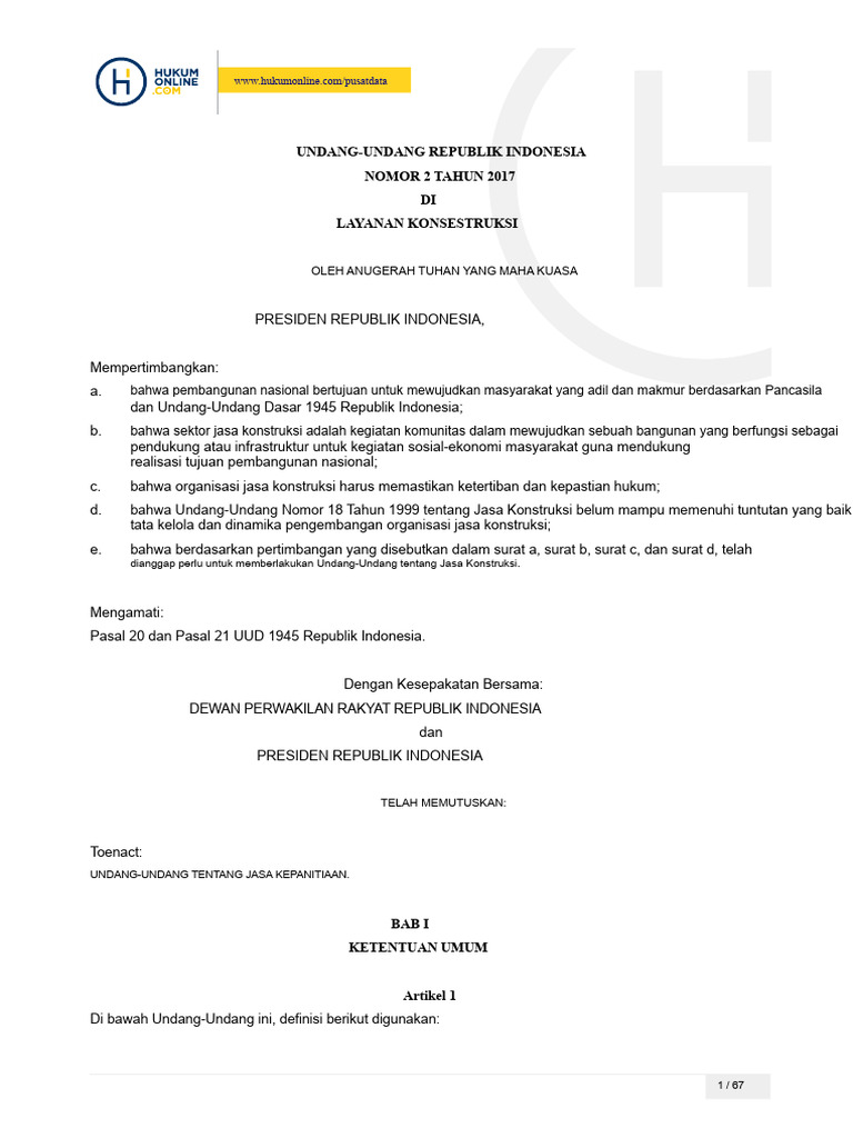 Law No. 2 of 2017 | PDF