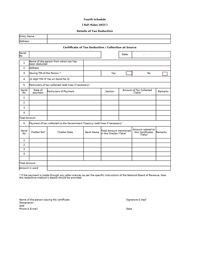 TDS Certificate Applicable For All English | PDF