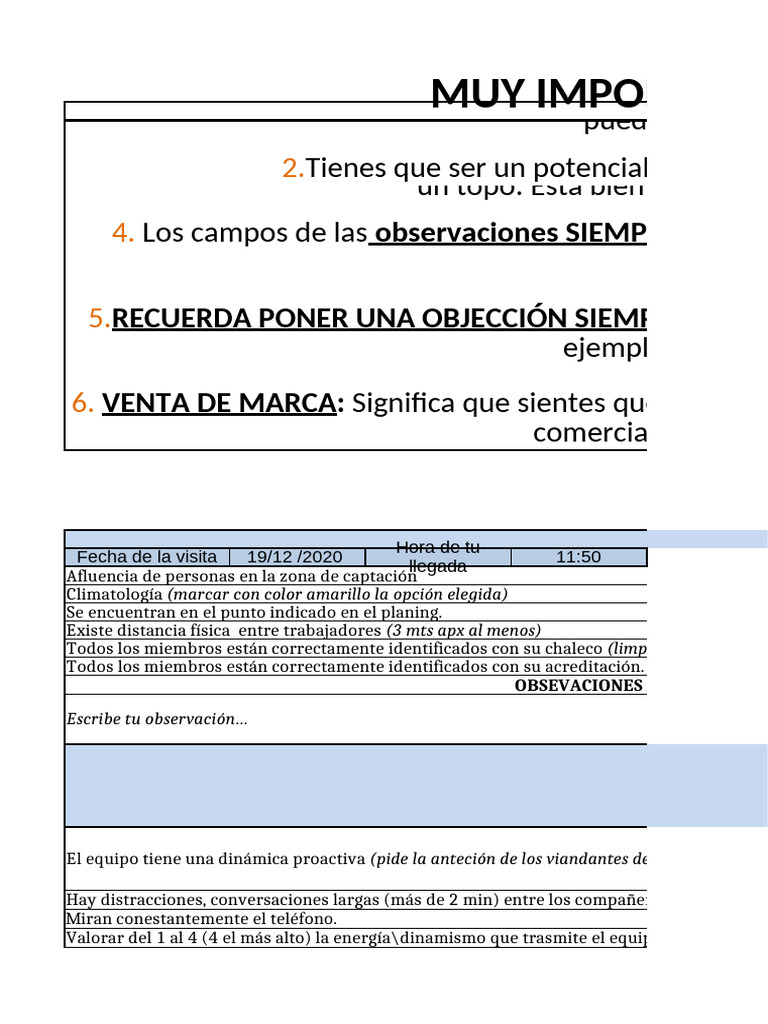 Cuestionario MSF 2020 | PDF
