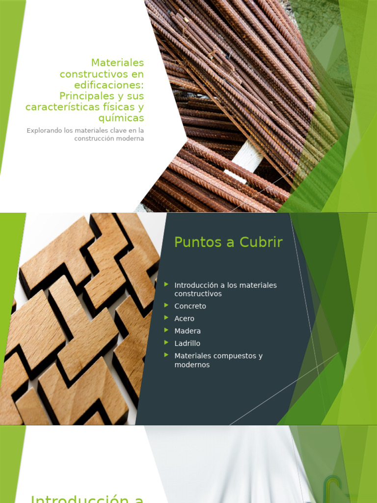 Materiales Constructivos: Tipos y Propiedades | PDF | Hormigón | Acero