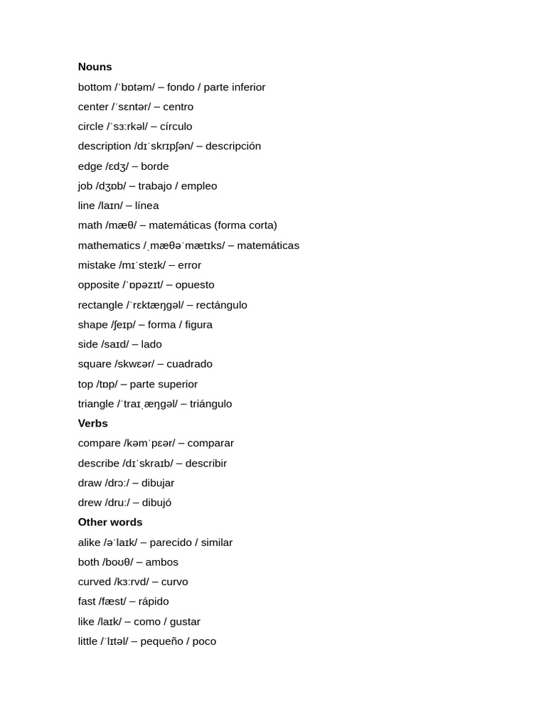 Vocabulary Lesson 1 Book 7 | PDF