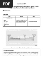 Cummins Fault Code 3574 Troubleshooting Guide | PDF | Verification And ...