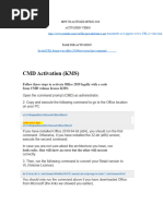 Comandos Office 365 CMD | PDF
