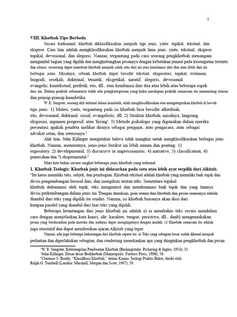 VIII - Khutbah Dari Berbagai Jenis | PDF