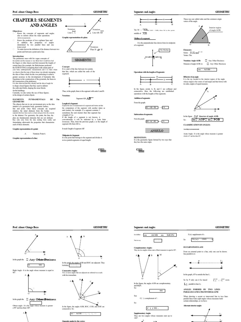 Understanding Segments and Angles | PDF | Euclidean Geometry ...