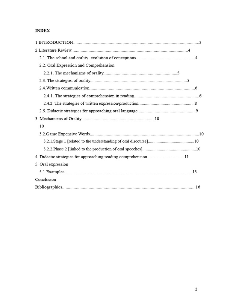 Expression and Oral Comprehension | PDF | Reading Comprehension ...