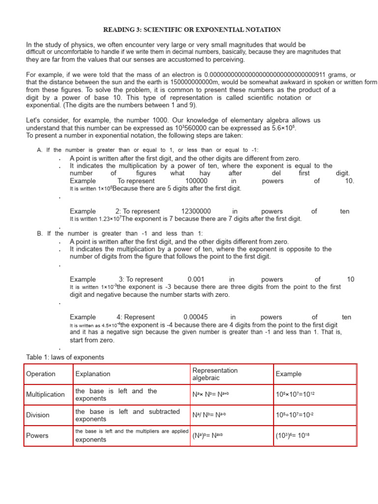 Scientific Notation Workshop 6th Grade | PDF | Exponentiation | Mathematical Concepts