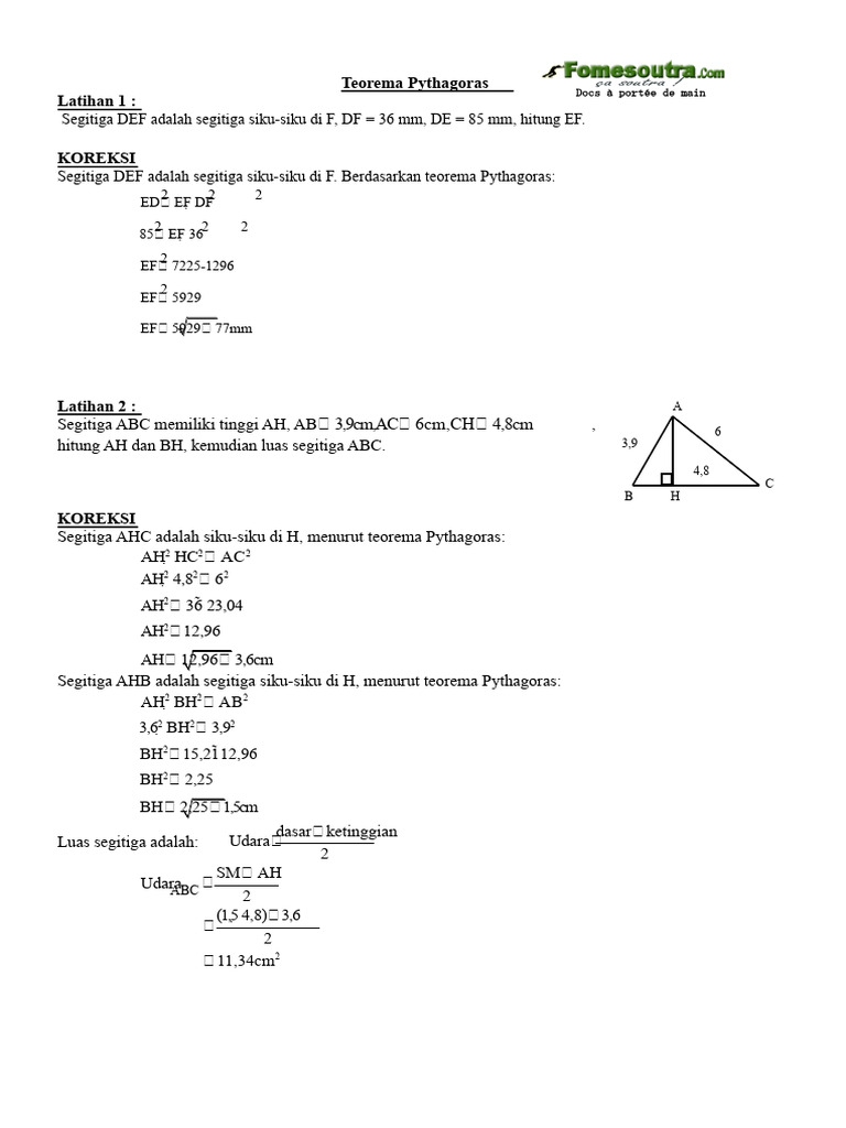 612a83484dea7tp-koreksi-8-penting-tentang-teorema-pythagoras- | PDF
