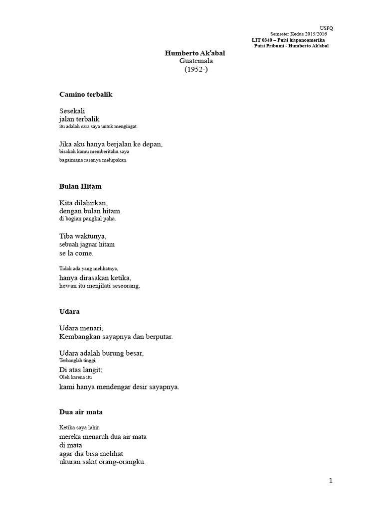 Humberto Ak'Abal | PDF