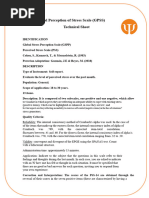 Perceived Stress Scale (PSS) & Example - Free PDF Download | PDF ...