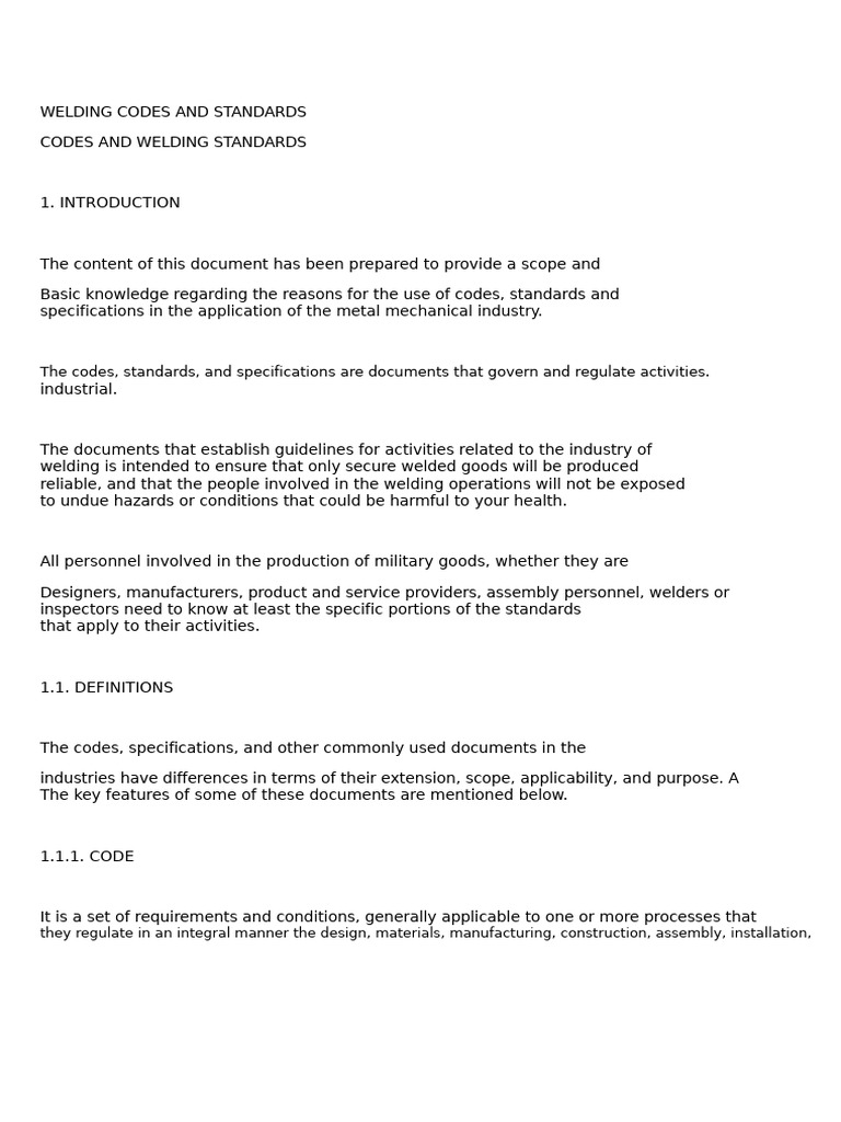 Overview of Welding Codes and Standards | PDF | Welding | Construction