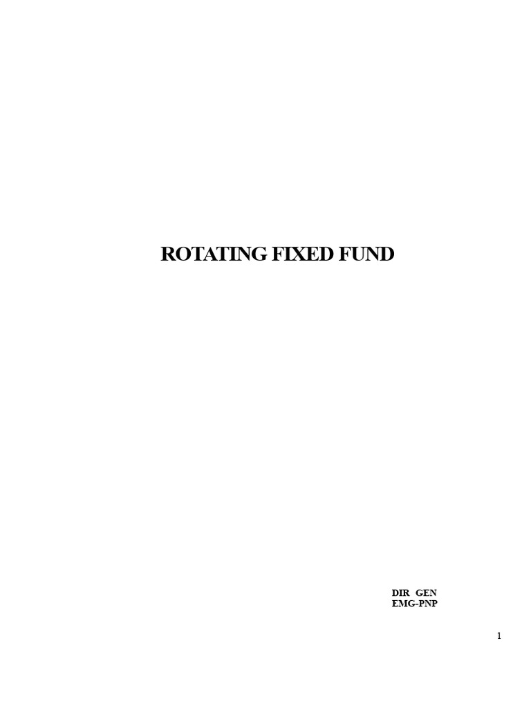 Rules for Managing Police Maintenance Fund | PDF | Receipt | Expense
